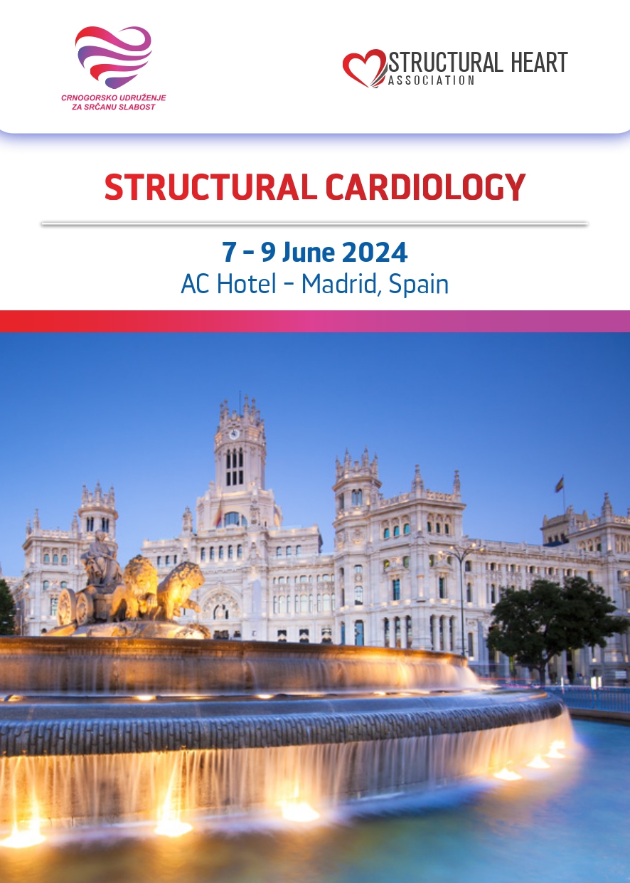STRUCTURAL CARDIOLOGY 7 – 9 June 2024 AC Hotel – Madrid, Spain – Yapısal Kalp Hastalıkları Derneği